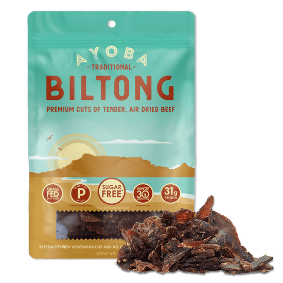 Traditional Biltong | Grass Fed Beef Snacks | Ayoba